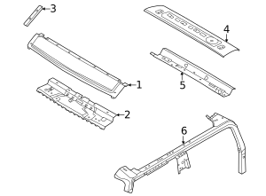 2021 Ford Bronco Front Panel M2DZ-7850202-A | TascaParts.com