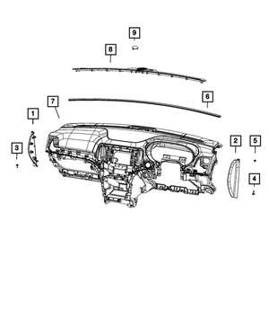 2015-2022 Jeep Instrument Panel Plug 1GP37LT5AB | Mopar.com National eStore
