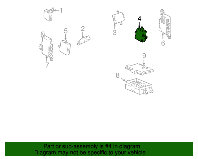 2002-2008 Lexus SC430 Control Module 89222-24010 | OEM Parts Online