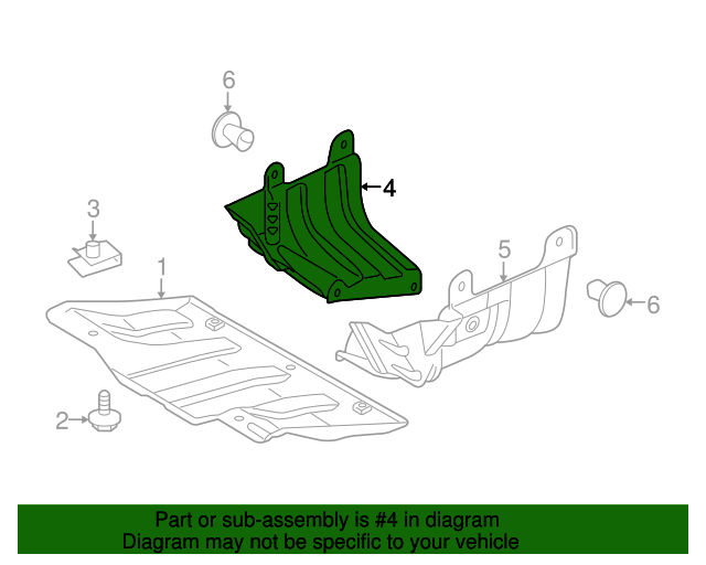 Genuine OEM Side Shield Part# KRN500042 Fits 2005-2016 Land Rover: Up ...