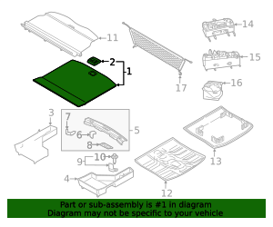 Genuine OEM Ford Part - Floor Mat FT4Z-5813046-C | Genuine OEM Ford ...