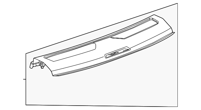2021-2024 Cadillac Atmosphere Rear End Trim Finish Panel 85124299 | GM ...