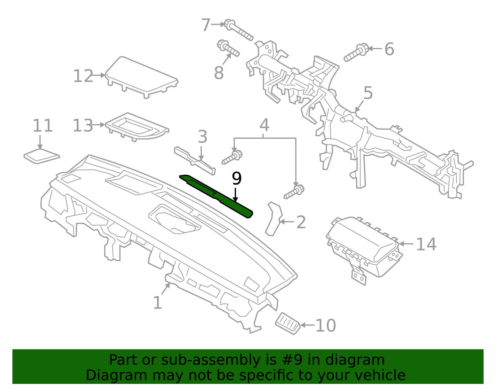 97314-D2000-NBD - High-Quality Dashboard Air Vent Trim for 2020-2021 ...
