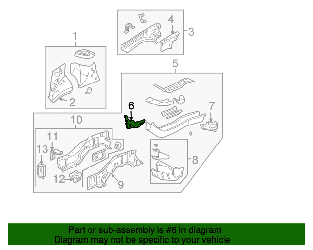 2005-2017 GM Side Plate - Driver's Side (LH) 15275190 | TascaParts.com