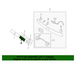 2007-2010 Kia Rondo OEM NEW 2007-2010 Kia Rondo LXV Emblem Backed ...