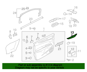 2015-2019 Lincoln MKC Applique EJ7Z-78239A01-AA | OEM Parts Online