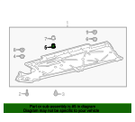 90467-A0030-C1 - Under Cover Retainer 2018-2023 Toyota | Longo Toyota ...
