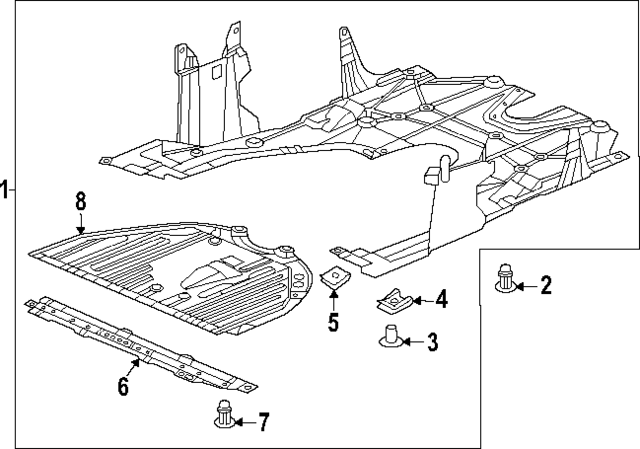 74114-T60-A00 - Engine Cover 2023 Honda Civic | Honda Parts Online