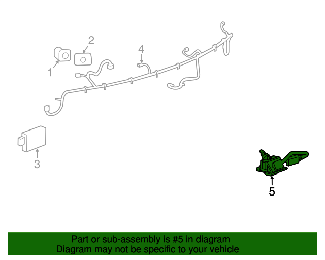 2019-2024 Chevrolet Camaro Camera (Replaces 84761383) 85536893 GM ...