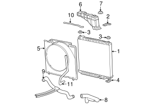Genuine OEM Ford Part - Overflow Hose F81Z-8075-AA | Genuine OEM Ford ...