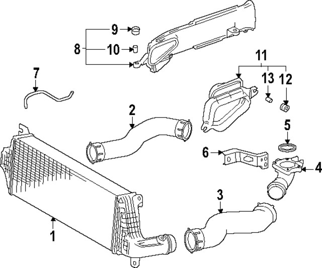 2024 Toyota Land Cruiser Air Hose 17341-25010 | Toyota Parts Center
