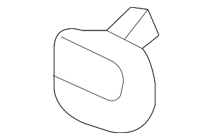 Primed Front Passenger Side Parking Assist Alarm Sensor Bracket ...