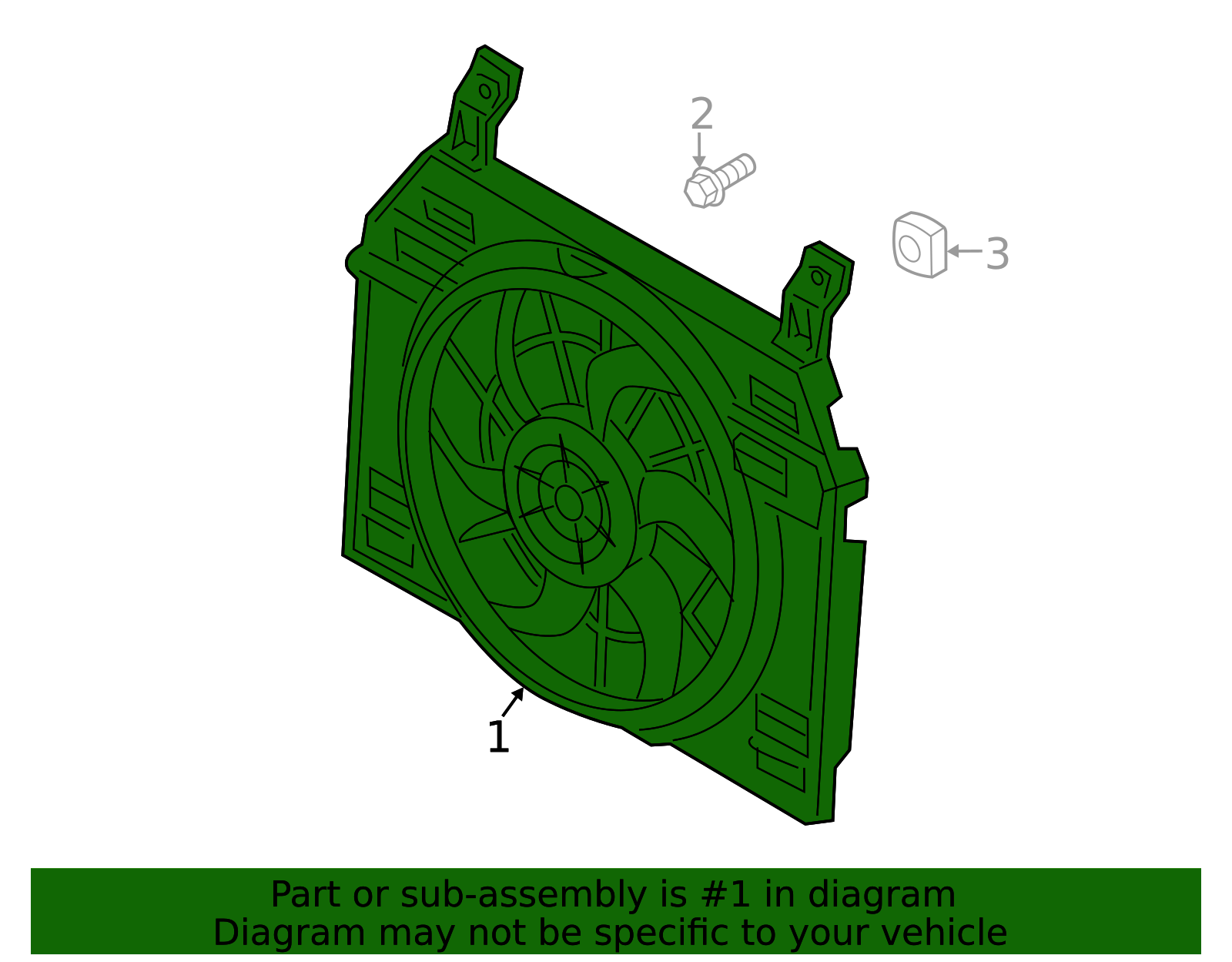 Genuine A/C Condenser Fan Assembly for 2013-2025 Land Rover | Land ...