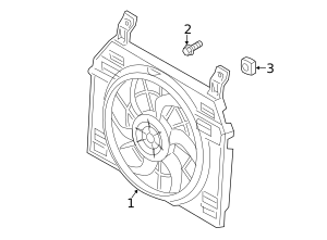 LR146883 - A/C Condenser Fan Assembly 2013-2023 Land Rover ...