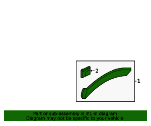 87743-R5300 - Wheel Opening Molding 2021-2023 Kia Sorento | Kia.Parts Store