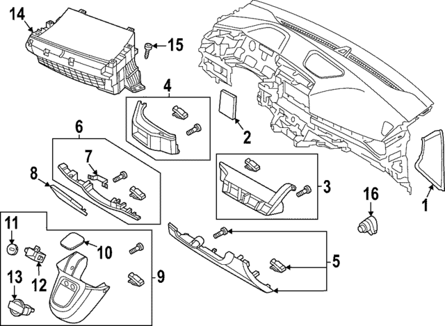 2022-2024 Hyundai Ioniq 5 Upper Panel 84782-GI100-YGN | OEM Parts Online