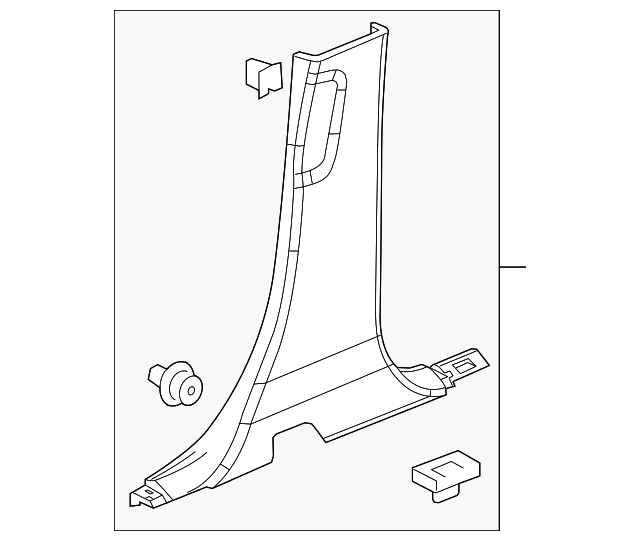 23238808 - OEM GM Lwr Ctr Plr Trim | GMPartsCenter.net | GM Parts Center