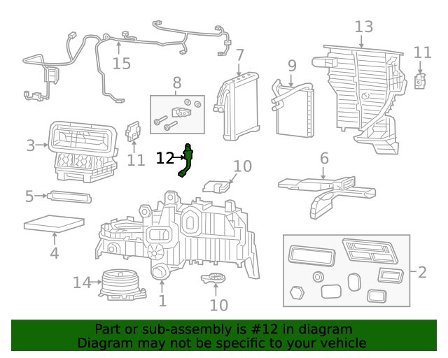 2019-2020 Ram Temp Sensor 68396045AA | TascaParts.com