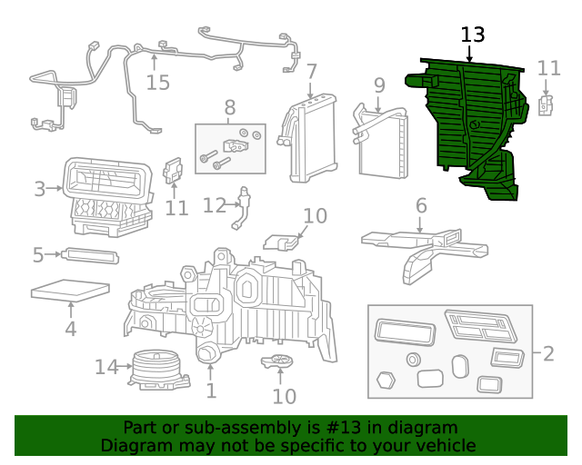68396073AC - Housing - 2019-2022 Ram | Mopar Parts Canada