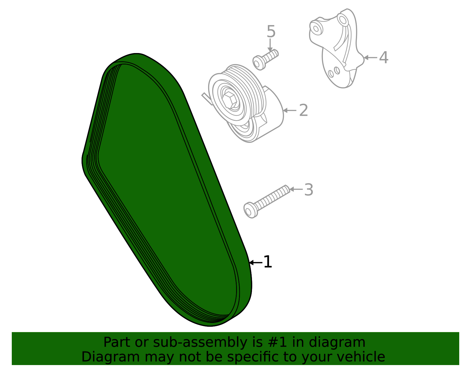 06M-903-137-AM - Serpentine Belt 2020-2021 Audi A8 Quattro | Audi OEM Parts