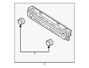 96540-D5GA0WK - Button & Guide 2019-2020 Kia Optima | Kia.Parts Store
