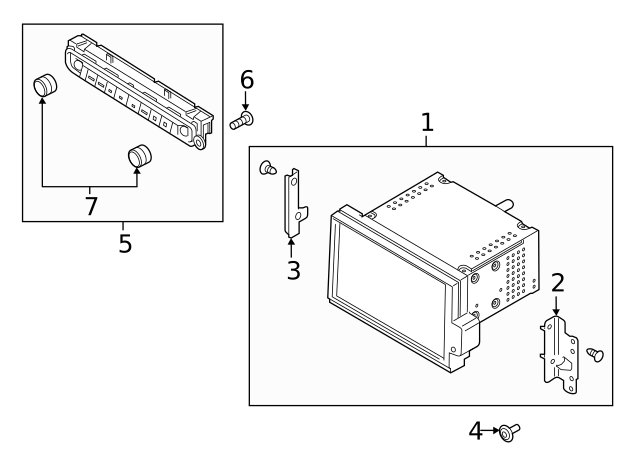 96540-D5GA0WK - Button & Guide 2019-2020 Kia Optima | Kia.Parts Store