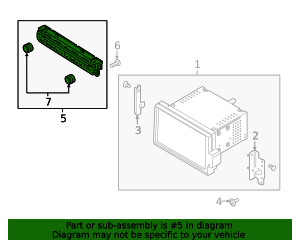 96540-D5GA0WK - Button & Guide 2019-2020 Kia Optima | Kia.Parts Store