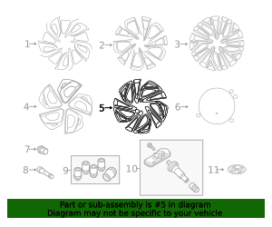 52910-D3430 - Wheel 2019-2021 Hyundai Tucson | AutoNation Parts