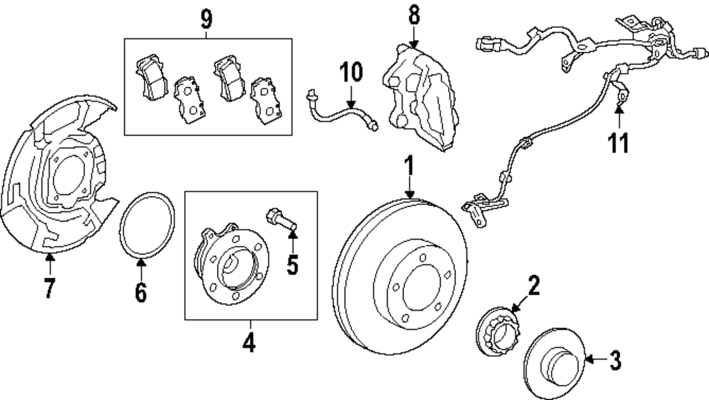 2024-2025 Toyota Land Cruiser Speed Sensor 89542-60120 | OEM Parts Online