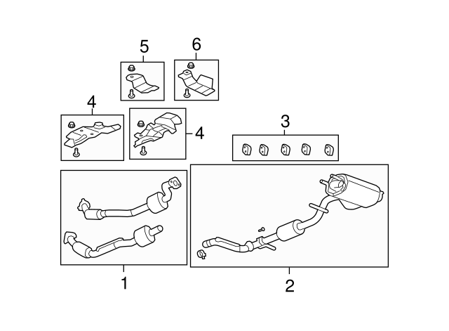 2008-2012 GM Driver Side 3-Way Catalytic Converter with Flange ...