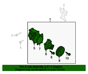 25100-2G000 - Water Pump Assembly 2009-2013 Kia | Kia.Parts Store