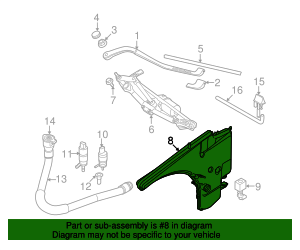 61-67-7-157-145 - Washer Reservoir - 2007-2013 BMW | Buy BMW Parts Now