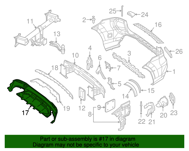 166-885-94-25 - Lower Cover 2016-2019 Mercedes-Benz | Mercedes-Benz USA ...