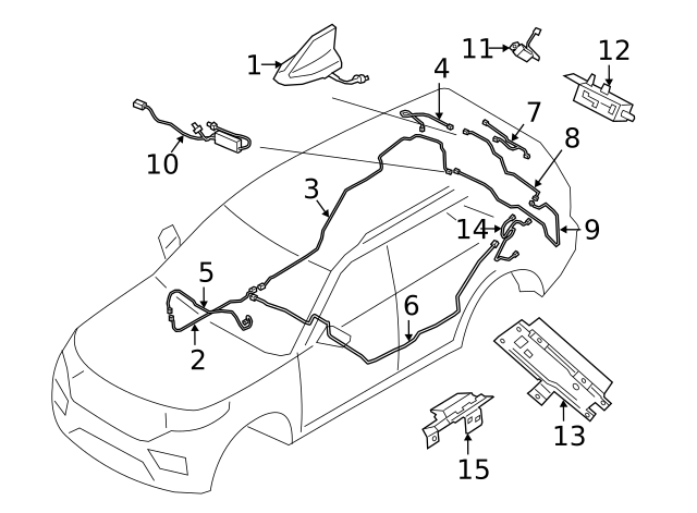 L1MZ-18812-Q - Connector Wire 2020-2024 Ford Police Interceptor Utility ...