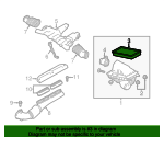 2010-2024 Land Rover Air Filter LR161843 | Land Rover OEM Parts Online