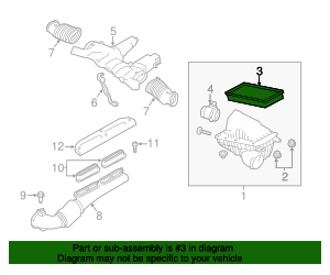 LR011593 - Air Filter 2010-2023 Land Rover | Land Leaping Genuine ...
