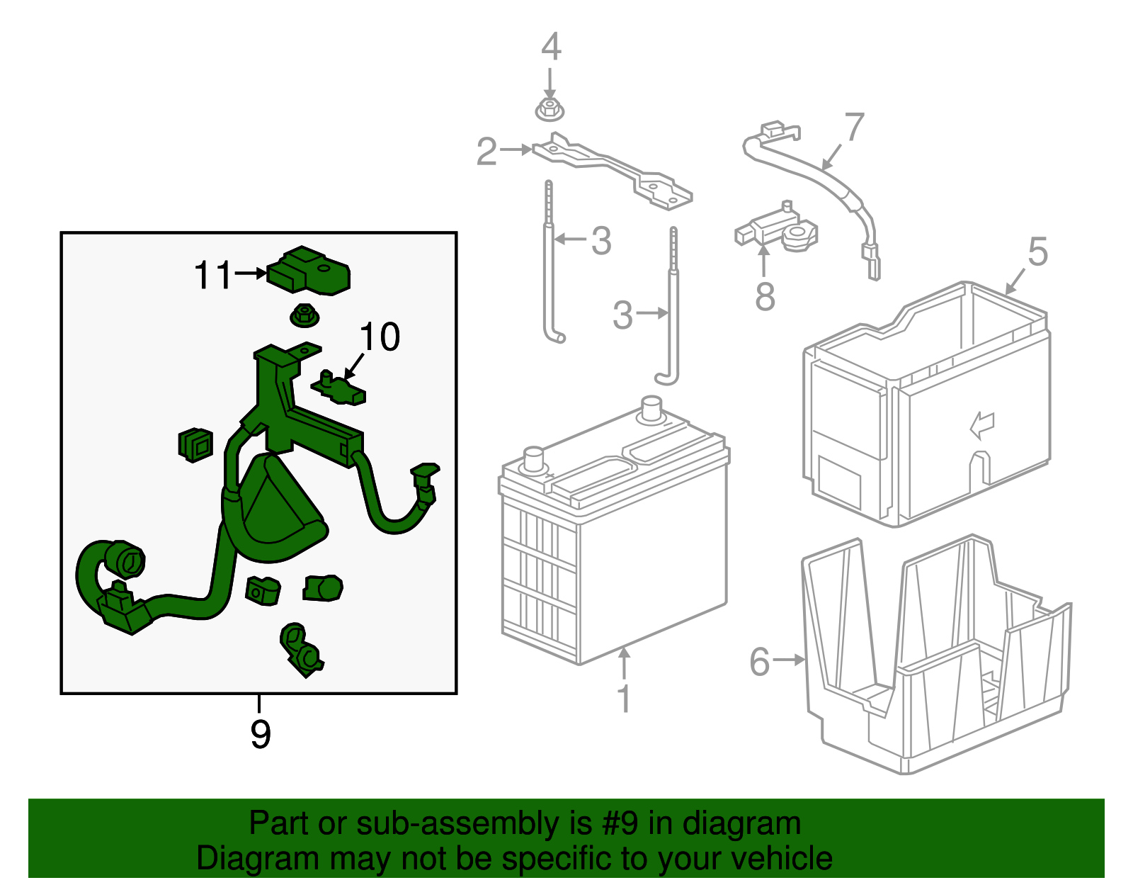 32410-TLC-A01 - 2017-2019 Honda CR-V - Cable Assembly Starter | Honda ...