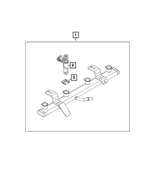 Fuel Rail and Injectors for 2017 Jeep Renegade | Mopar eStore