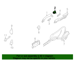 2014-2021 Nissan Escutcheon 80646-4BA0D | OEM Parts Online