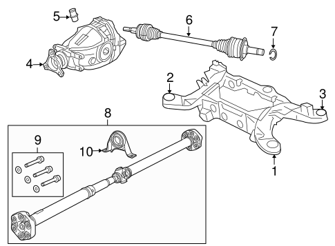 Axle & Differential for 2013 Dodge Challenger | Steve White Parts