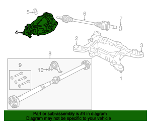 2015-2023 Dodge Diff 68427793AA | Mopar Parts Canada