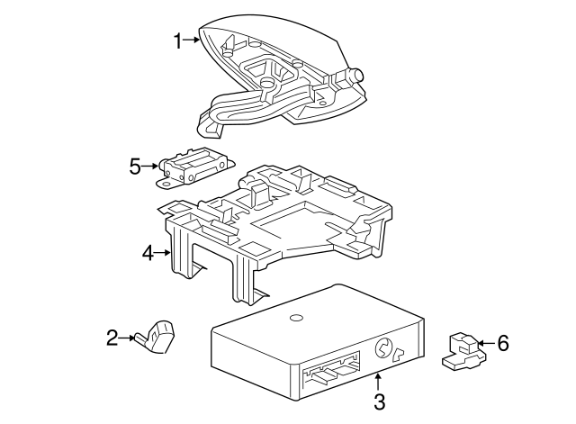 2010-2016 GM Communication Interface Module Bracket 25794011 | QuirkParts