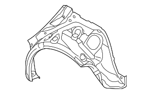 2020 Toyota Yaris Inner Wheelhouse 61607-WB002 | Sparks Parts