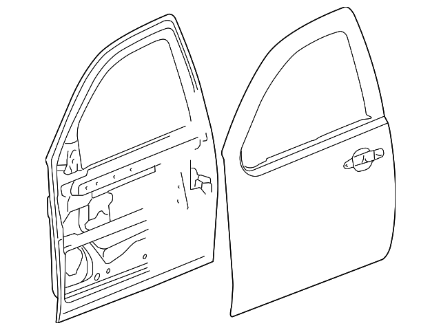 2007-2014 Cadillac Door Shell 22892589 | GMPartsDirect.com