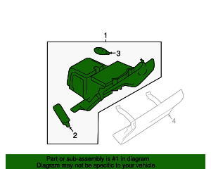 68520-3NF0A - Glove Box 2013-2017 Nissan LEAF | Nissan Parts ...