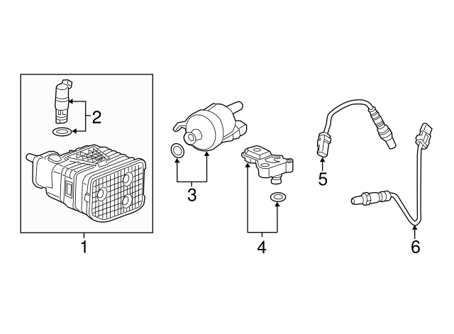 2019-2024 GM Vapor Canister Purge Solenoid Valve 12666840 | TascaParts.com