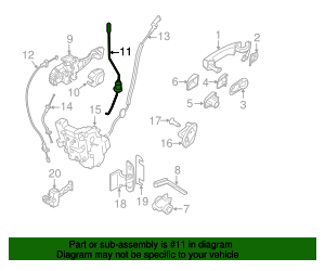 39877312 - Lock Rod - 2007-2016 Volvo | Volvo OEM Parts Direct