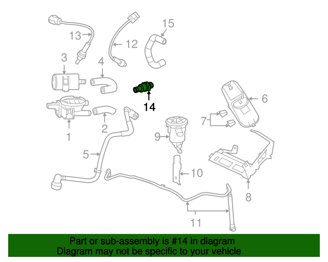 2004-2011 Mopar PCV Valve 4792962AA | TascaParts.com