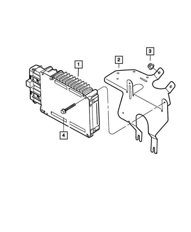 2003-2005 Mopar Powertrain Control Module 5127196AA | Mopar eStore