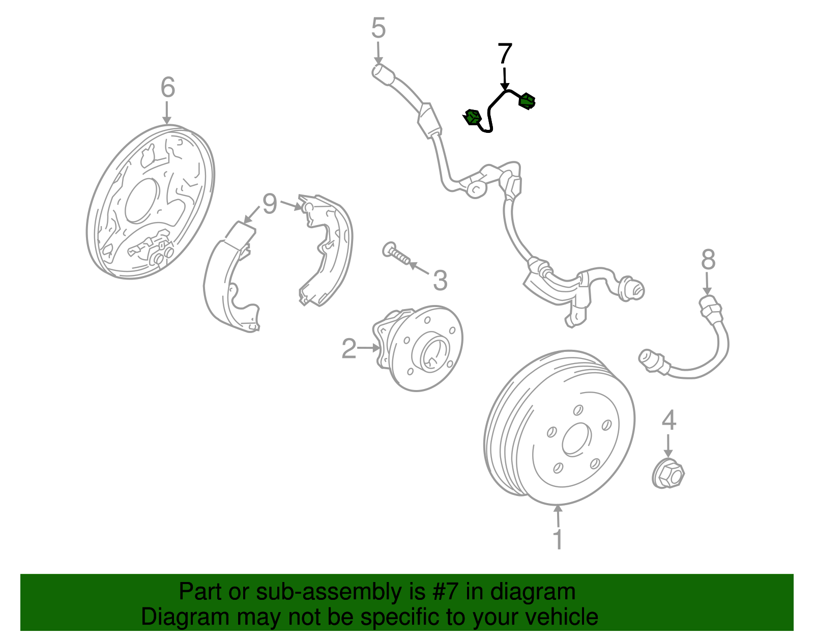 47324-01040 - Brake Line 2003-2006 Toyota Matrix | Longo Toyota Parts